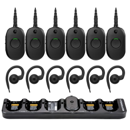 Set van 6 Motorola CLP446e + Meervoudige oplader - Portofoons-walkies ...