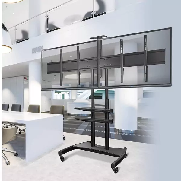 Systeem video conference dubbel scherm