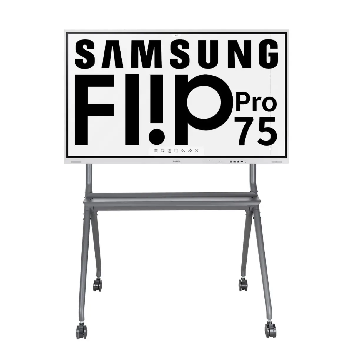 Samsung Flip Pro 75 inch met Rolstandaard - WM75B