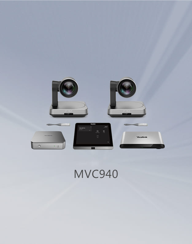 Yealink MVC940 Microsoft Teams Room Systeem voor zeer Grote vergaderzaal